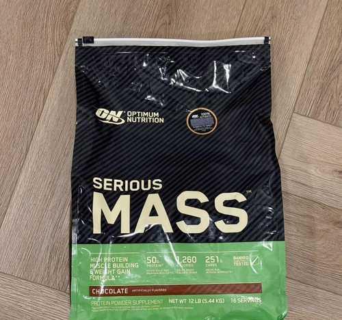 Гейнер serious mass Optinum Nutrition chocolate
