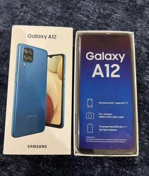 Смартфон Samsung Galaxy A12 32GB Blue (SM-A127)