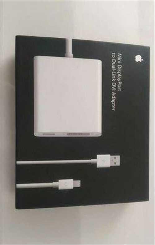 Адаптер Apple Mini Display port to dual-link DVI