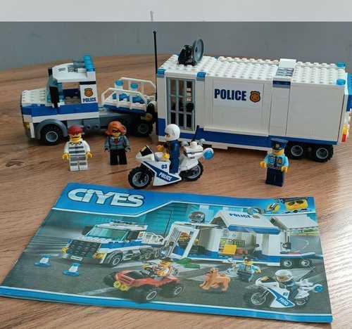 Lego city Мобильный командный центр аналог