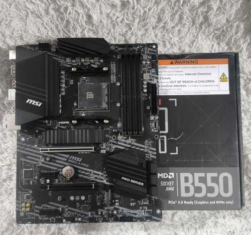 MSI B550 A PRO AM4 материнская плата