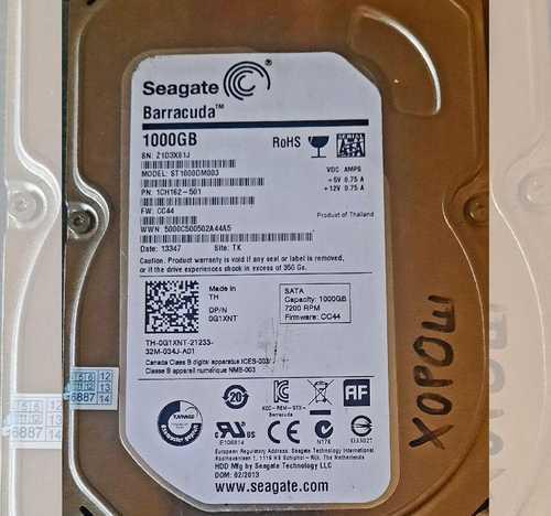 Жесткий диск hdd 1 тб для пк