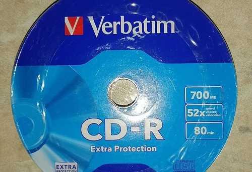 Диск CD-R Verbatim 52x 700mb 80 min 10 шт