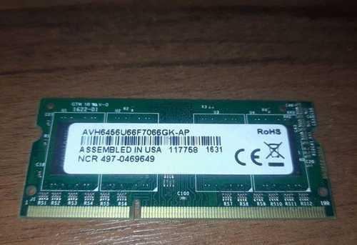 Оперативная память ddr3 so-dimm 2GB-1060