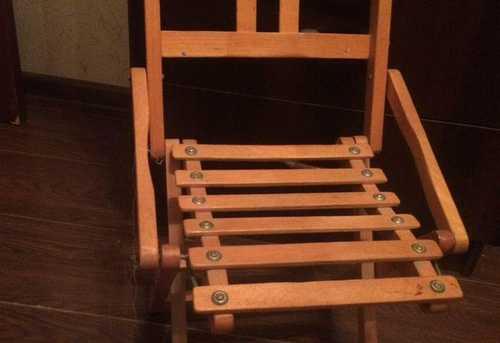 Детский складной деревянный стул (СССР)