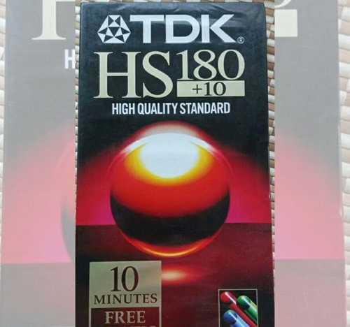 Видеокассета TDK HS 180 10(запечатаная