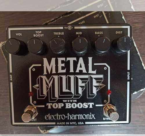 Гитарная педаль перегруза Metal Muff