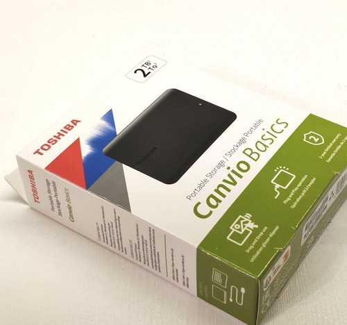 Внешний жесткий диск 2.5" Toshiba Canvio 2TB Новый