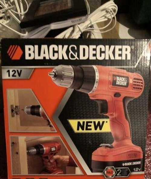 Шуруповерт black decker новый