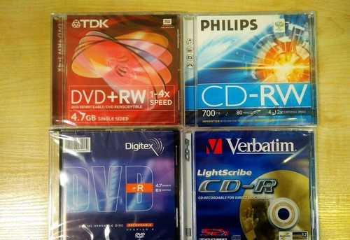 Диски CD-RW, DVD-RW, DVD-R, CD-R