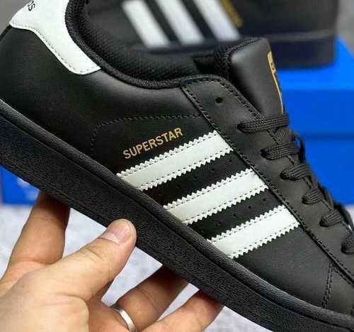 Кеды adidas superstar черные