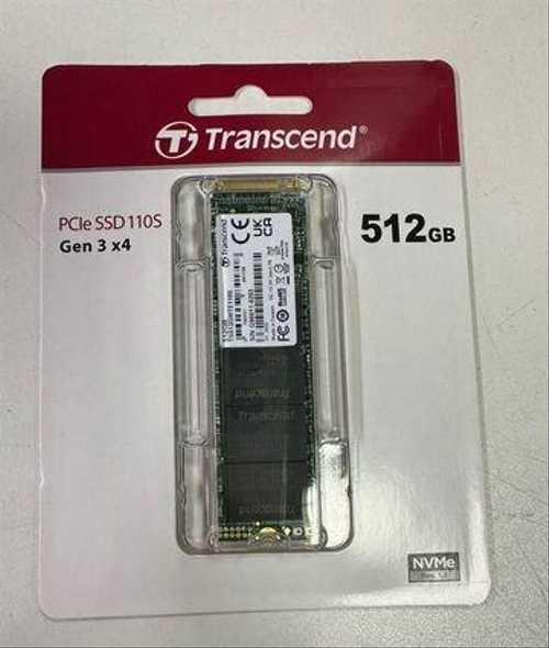 Новый SSD M.2 Nvme 512 gb Transcend 1700/ 900 мб/с