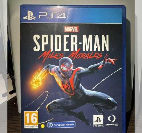 Spider man miles morales ps4 диск