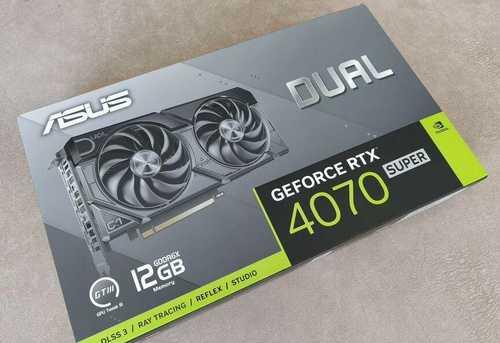 Asus RTX 4070 super Dual EVO 12gb (Гарантия)