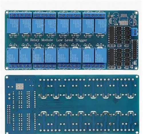 Релейный модуль Arduino, 16 каналов, 5В