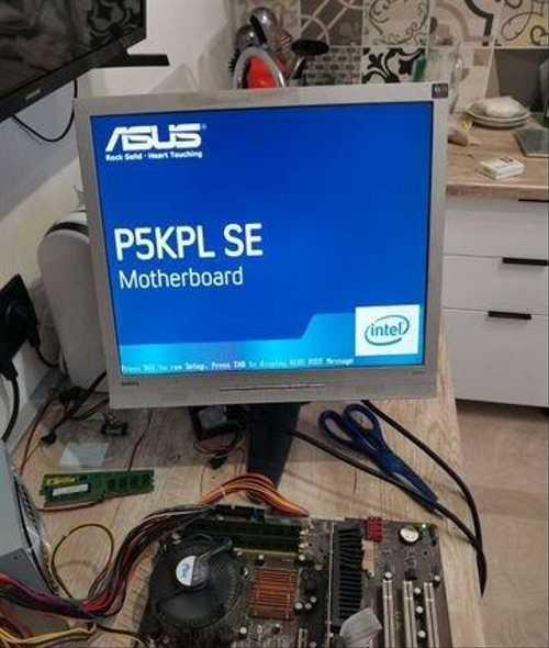 Asus p5kpl SE, 775 сокет, DDR2, поддержка Xeon