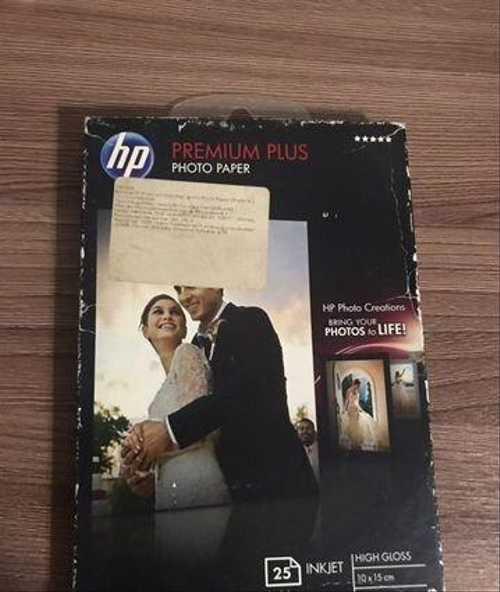 Фотобумага HP premium plus high-gloss 10x15