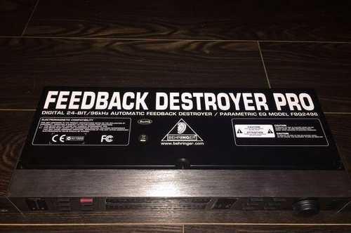 Подавительbehringer feedback destroyer PRO FBQ2496