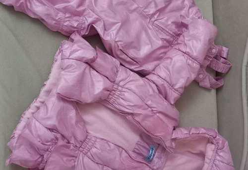 Куртка и комбинезон для девочки демисезонный р.92
