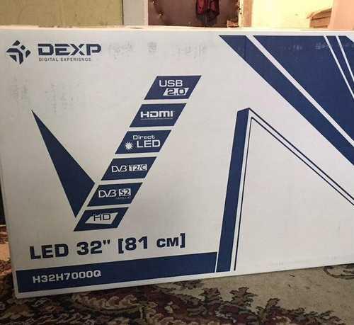 Телевизор dexp LED 32" 81 см модель H32H7000Q