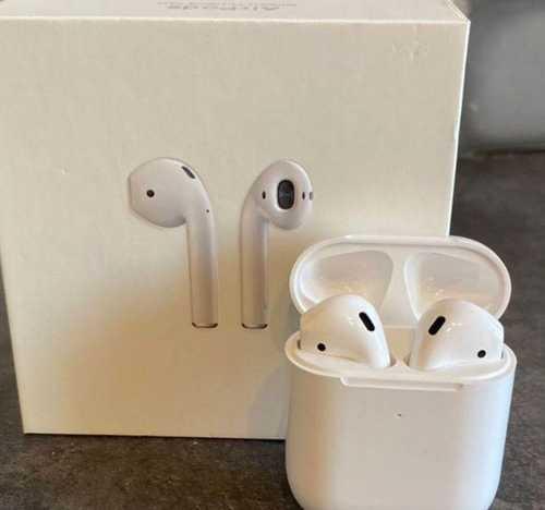 Беспроводные наушники apple airpods 2