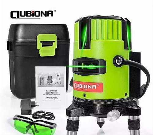 New (Лазерный уровень) Clubiona Green / 5 линий