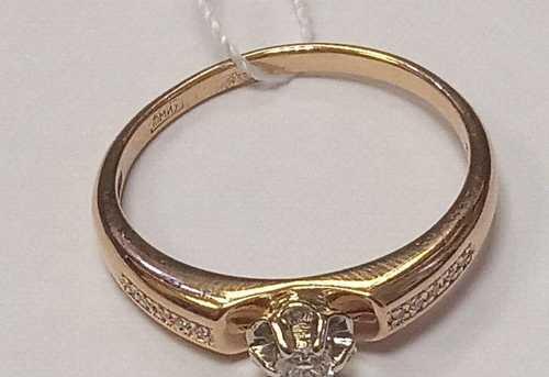 Золотое кольцо с бриллиантами (29500)