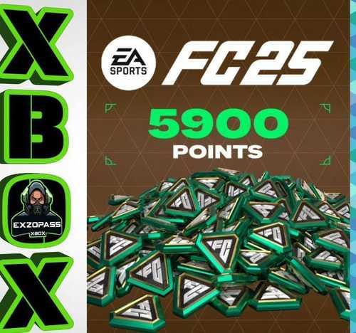 Ea fc 25 fc points 5900 xbox