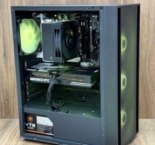 Игровой ПК, Ryzen 5 7400F, GeForce RTX 5060 CORE OC 8 ГБ, RAM 8 ГБ