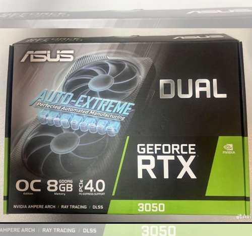 Видеокарта Новая Asus RTX 3050 8gb GeForce