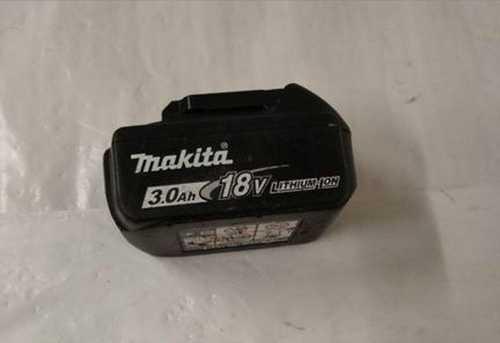 Аккумулятор makita 18v 3 ампера