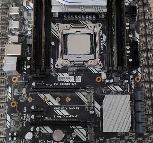 Материнская плата lga 2011-3   2670v3  16gb ram