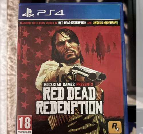 Red dead redemption 1 ps4 диск