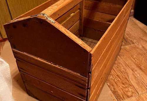Коробка ящик для фруктов и овощей деревянный