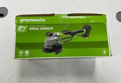 Greenworks GD24AG аккумуляторная ушм (1 x 2 Ач, зу