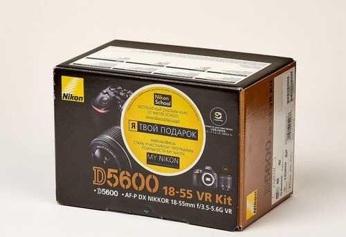Кит Nikon D5600 + AF-P DX 18-55 VR и допы