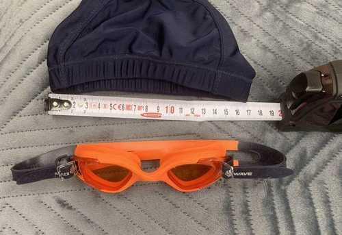 Шапочка и очки для плавания детские mad wave