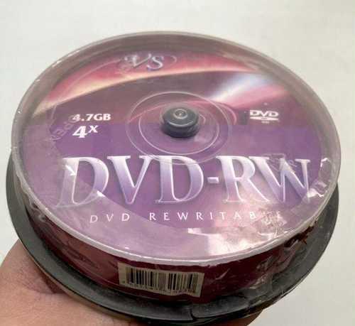Болванка DVD-RW (новые, 10 штук)