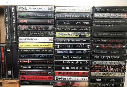 Аудиокассеты метал рок metal rock black death