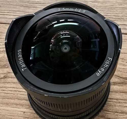 7artisans 7.5mm f/2.8 fisheye