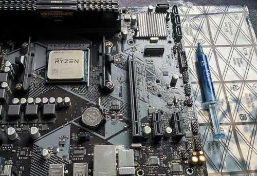 Комплект Ryzen 2700 asus prime B450M-K 16GB