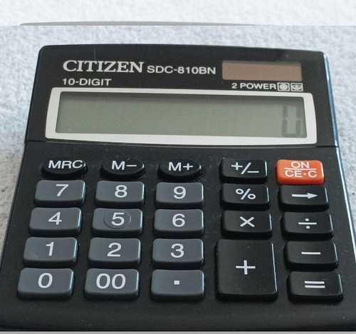 Калькулятор citizen sdc-810bn. 10-digit