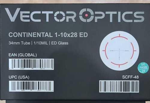 Оптический прицел vector optics continental 1-10