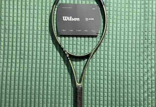 Теннисная ракетка wilson blade v8.0 100L ручка 2