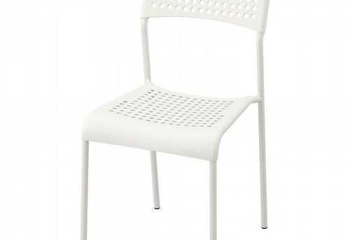 Стул - IKEA adde, 77х39х47см, пластик белый
