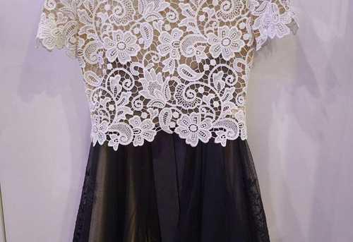 Нарядное платье из двух частей (юбка и топ)