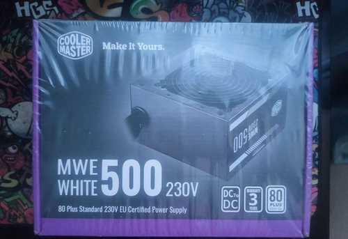 Блок питания 500 W Cooler Master MWE 500 white