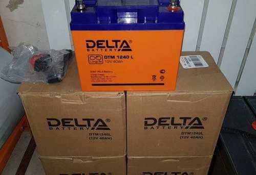 Аккумуляторная батарея delta DTM 1240L 12В 40 А/ч