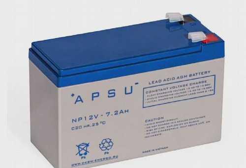 Аккумуляторная батарея apsu NP 12-7,2 (12V 7.2Ah)