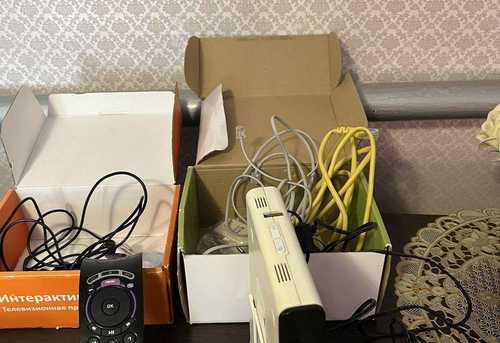 TV приставка и роутер для adsl Ростелеком